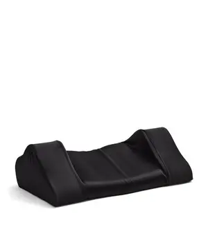 Hyoumankind Back Sleep Pillow With Silk Pillowcase - Black