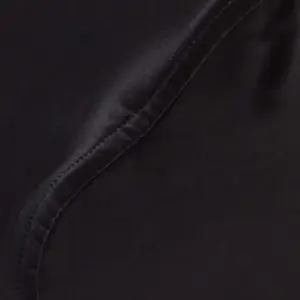Hyoumankind Back Sleep Pillow With Silk Pillowcase - Black