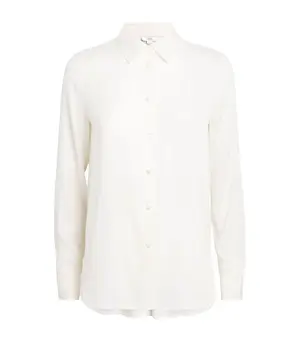 Vince Silk-blend Slim Shirt