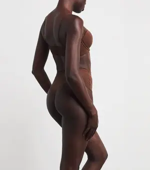 SKIMS Fits Everybody High-rise Thong - Brown