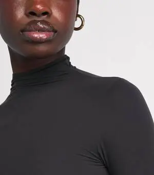 SKIMS Fits Everybody Rollneck Top - Black