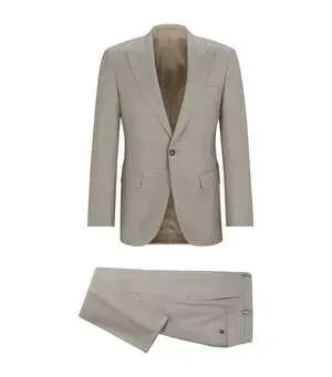 BOSS Virgin Wool Slim 2-piece Suit