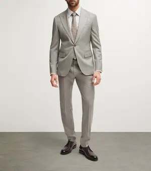 BOSS Virgin Wool Slim 2-piece Suit