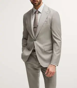 BOSS Virgin Wool Slim 2-piece Suit