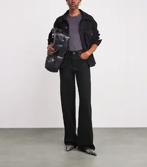 Paige Sasha Wide-leg Jeans - Black