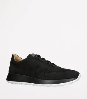 TOD'S Suede Allacciato 79k Sneakers - Black