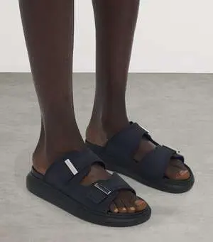 Alexander McQueen Oversized Hybrid Sandals - Blue