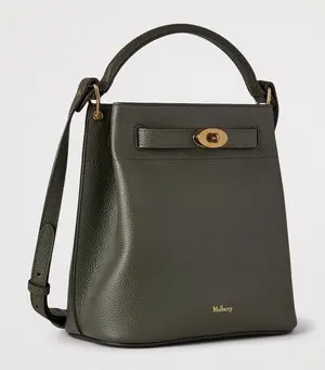 Mulberry Leather Islington Bucket Bag - Green