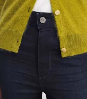 Paige Margot Crop Jeans - Navy