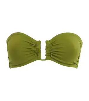 ERES Show Bandeau Bikini Top - Green