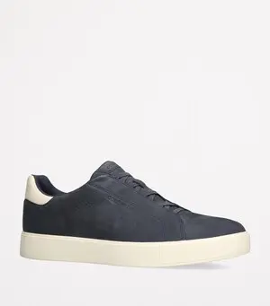 Cole Haan Grandprø Suede Low-top Sneakers - Navy
