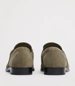 Bottega Veneta Astaire Suede Loafers - Green