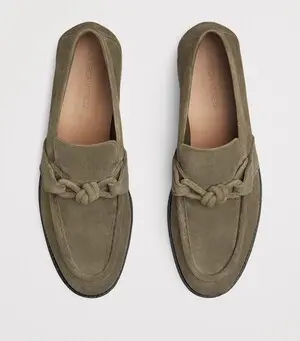 Bottega Veneta Astaire Suede Loafers - Green