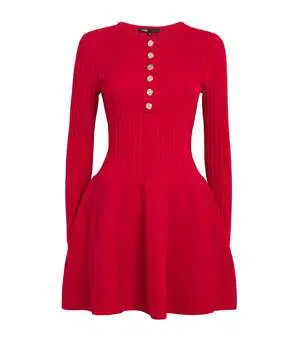 Maje Knitted Mini Dress