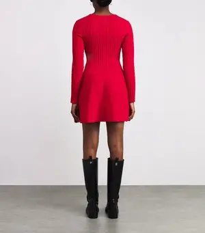 Maje Knitted Mini Dress