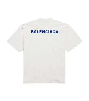 Balenciaga Cotton Logo T-shirt - Gold