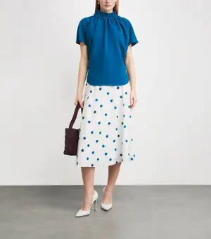 EDELINE LEE Ruff Blouse