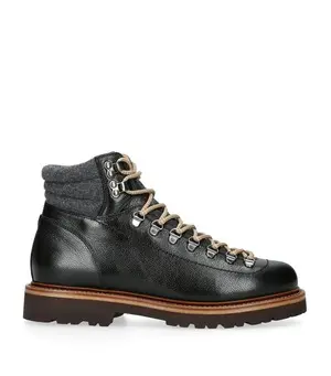 Brunello Cucinelli Textured Boots For Men