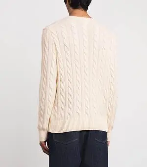 Polo Ralph Lauren Cotton Cable-knit Sweater - Beige