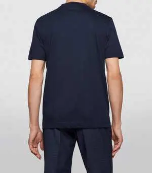 BOSS Cotton Logo T-shirt - Blue
