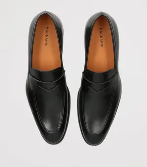 Magnanni Leather Madison Penny Loafers