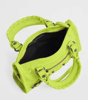 Balenciaga Nano Leather Le City Top-handle Bag - Yellow