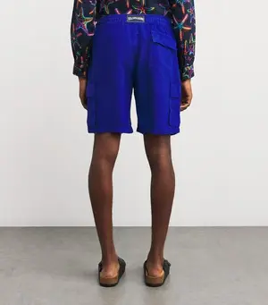 Vilebrequin Linen Baie Shorts - Blue