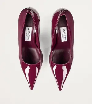 JIMMY CHOO Ixia 80 Leather Pumps
