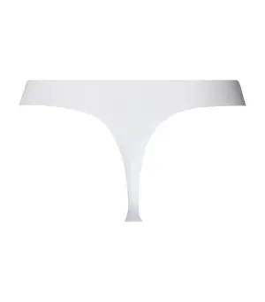 Hanro Invisible Cotton Thong - White
