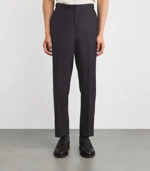 Isaia Wool Sanita Trousers - Grey