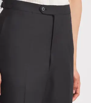 Isaia Wool Sanita Trousers - Grey