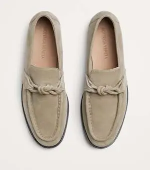 Bottega Veneta Suede Astaire Loafers