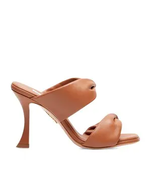 Women's Leather Heeled Sandals