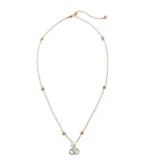 Valentino Garavani Vlogo Signature Necklace - Gold