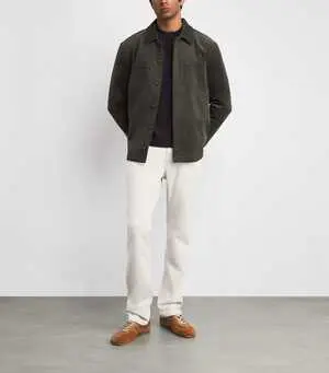 Paige Federal Slim-straight Jeans - Silver