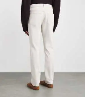 Paige Federal Slim-straight Jeans - Silver