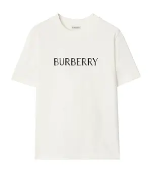 Burberry Textured T-shirts For Women