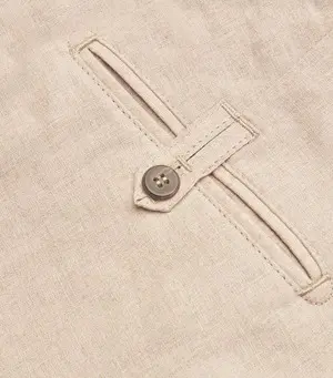 Eleventy Linen Tailored Trousers