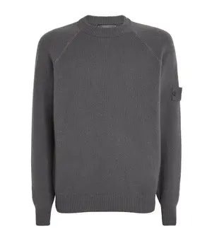Stone Island Cashmere Crew-neck Sweater - Grey