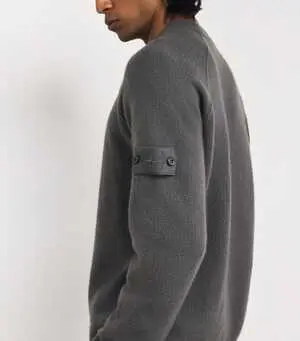 Stone Island Cashmere Crew-neck Sweater - Grey
