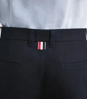 Thom Browne Cotton Cargo Trousers - Navy