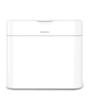 SIMPLEHUMAN Stainless Steel Compost Caddy - White