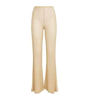 Missoni Metallic Flared Trousers