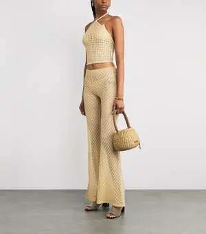 Missoni Metallic Flared Trousers