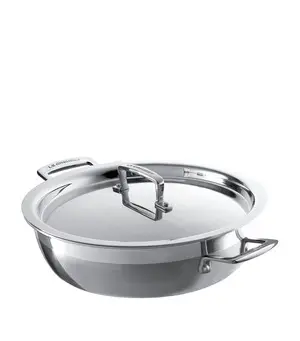 LE CREUSET 3-ply Stainless Steel Shallow Casserole Dish - Metallic