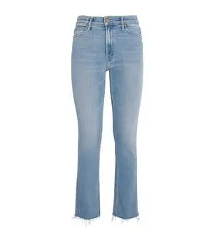 MOTHER The Dazzler Ankle Fray Jeans