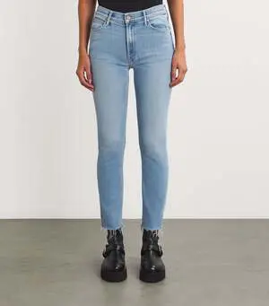 MOTHER The Dazzler Ankle Fray Jeans