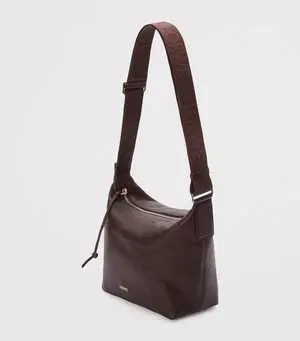 Loewe Small Leather Cubi Cross-body Bag - Burgundy