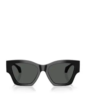 Versace Square Frame Sunglasses - Black