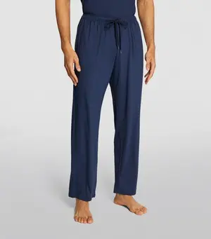 Derek Rose Micro Modal Lounge Trousers - Navy